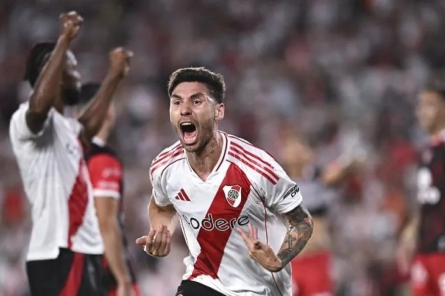 Montiel le dio el triunfo a River en una noche complicada ante ...